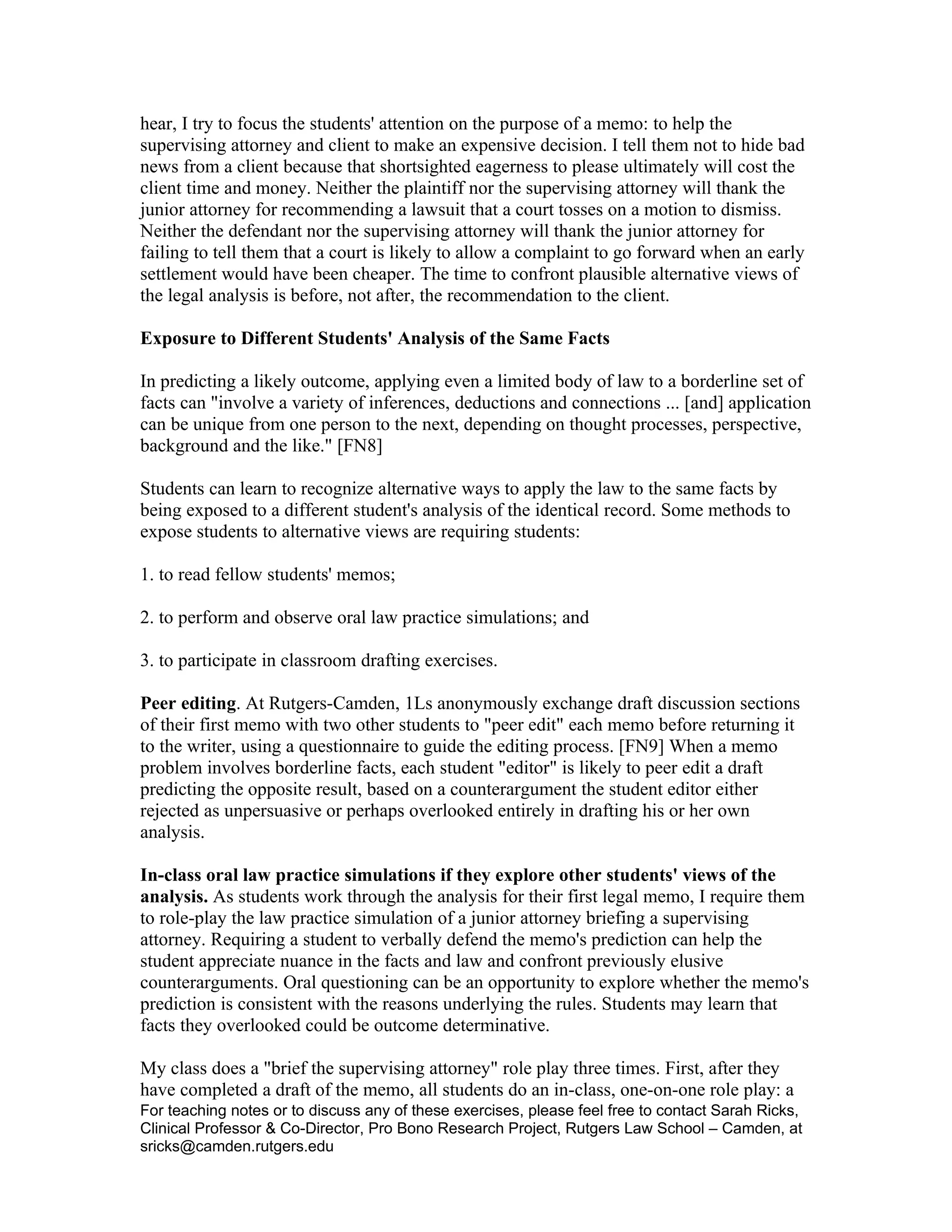 Strategies to enhance counteranalysis | DOC