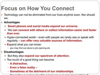 Focus on How You Connect | PPTX