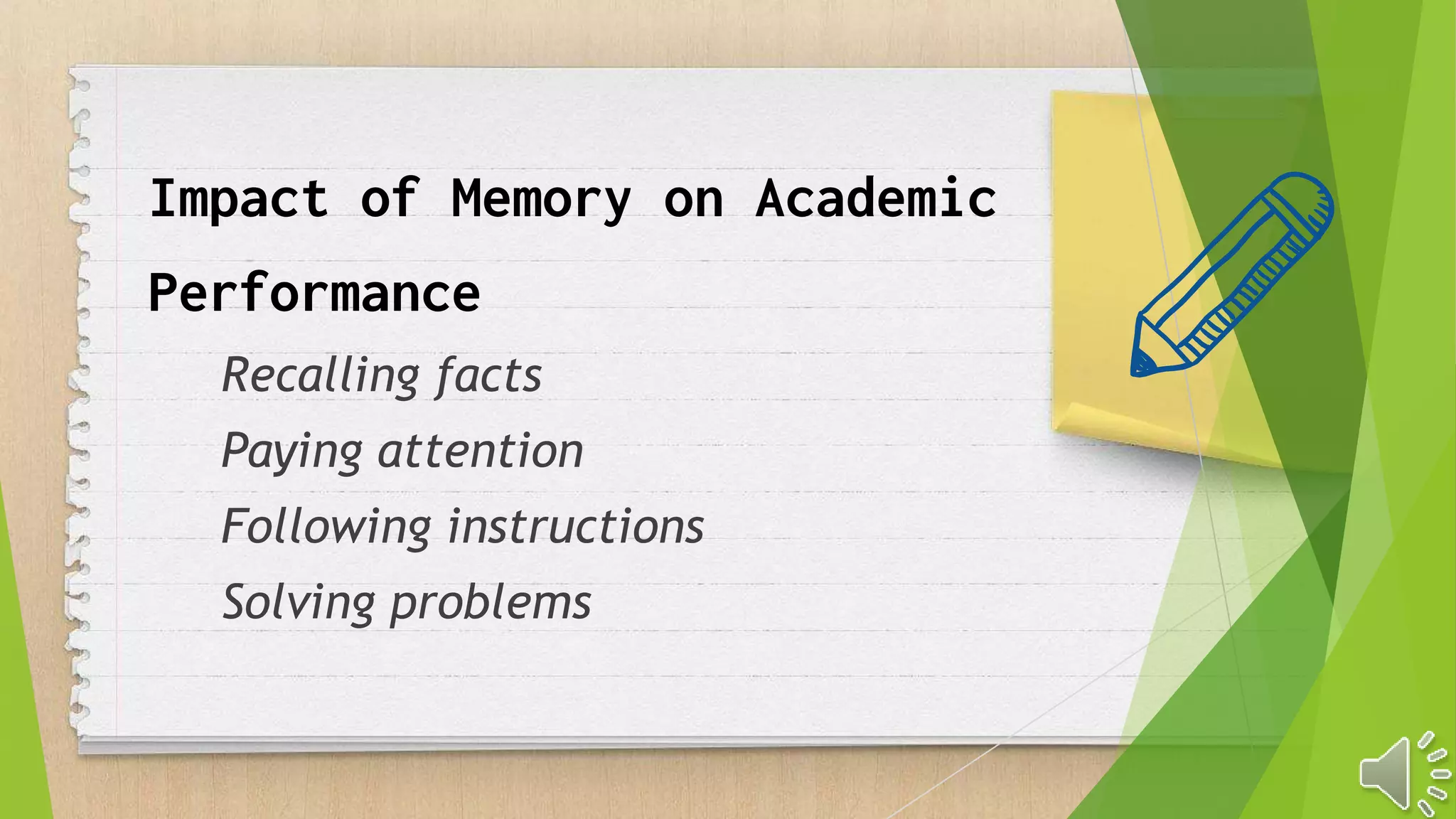 Strategies To Enhance Memory For Academic Excellence | PPTX
