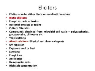 Strategies to enhance production of secondary metabolites | PPTX