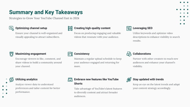 Strategies to Grow Your YouTube Channel Effectively | PPT