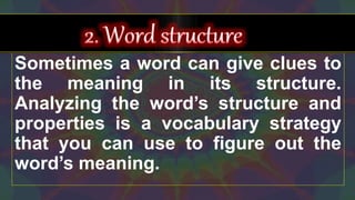 Strategies to Help Improve Vocabulary | PPTX