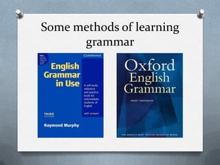 Strategies to learn grammar | PPTX