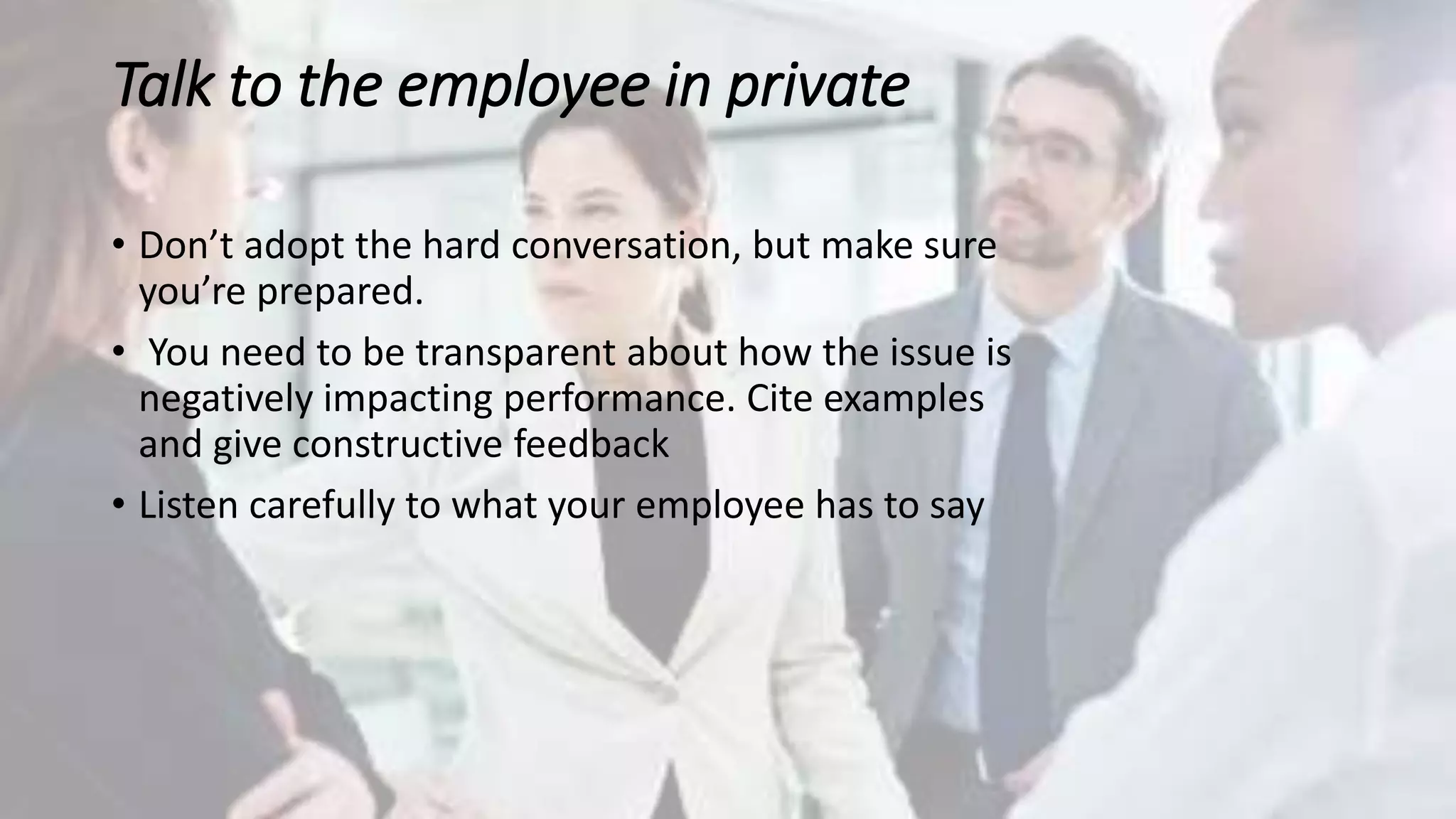 Strategies to manage problem employees | PPTX