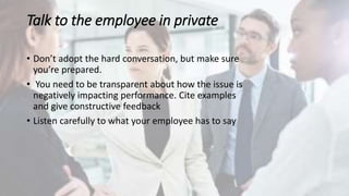 Strategies to manage problem employees | PPTX