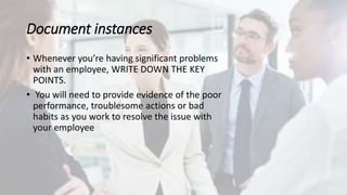 Strategies to manage problem employees | PPTX