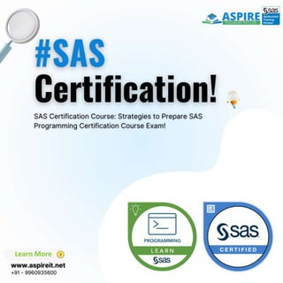 Strategies to Prepare SAS Certification Exam - Aspire Techsoft.pptx | Programming Languages ...