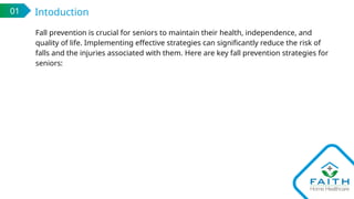 Strategies to Prevent Falls in Elderly Populations | PPTX