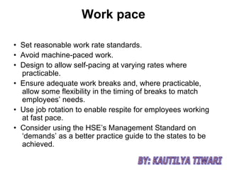 Strategies to prevent psychological injury at work | PPT