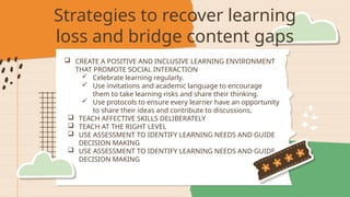 Strategies to recover learning losses.pptx