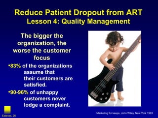 Strategies to reduce patient dropout from art treatment | PPTX