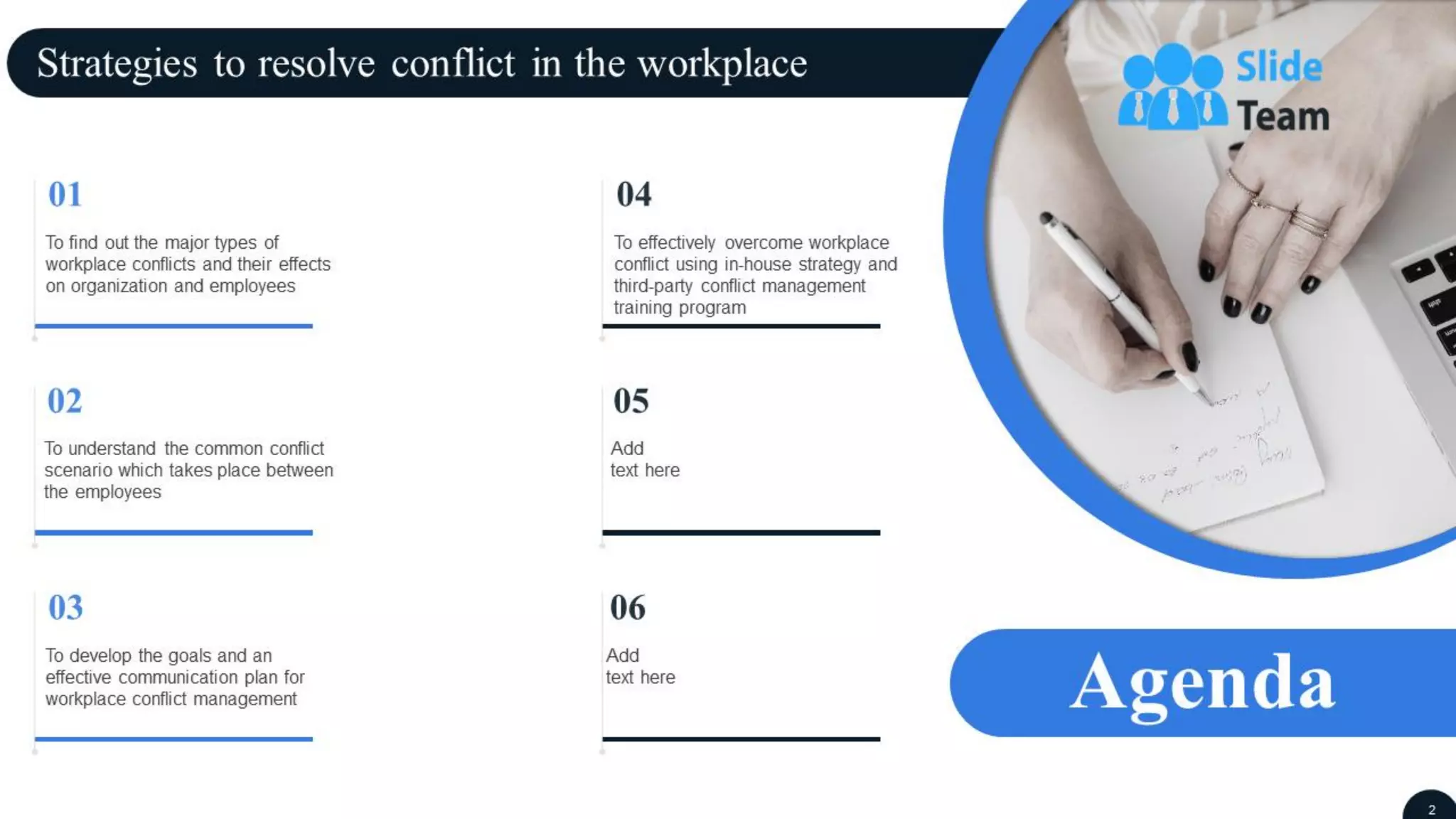 Strategies To Resolve Conflict In The Workplace Powerpoint Presentation Slides | PPT