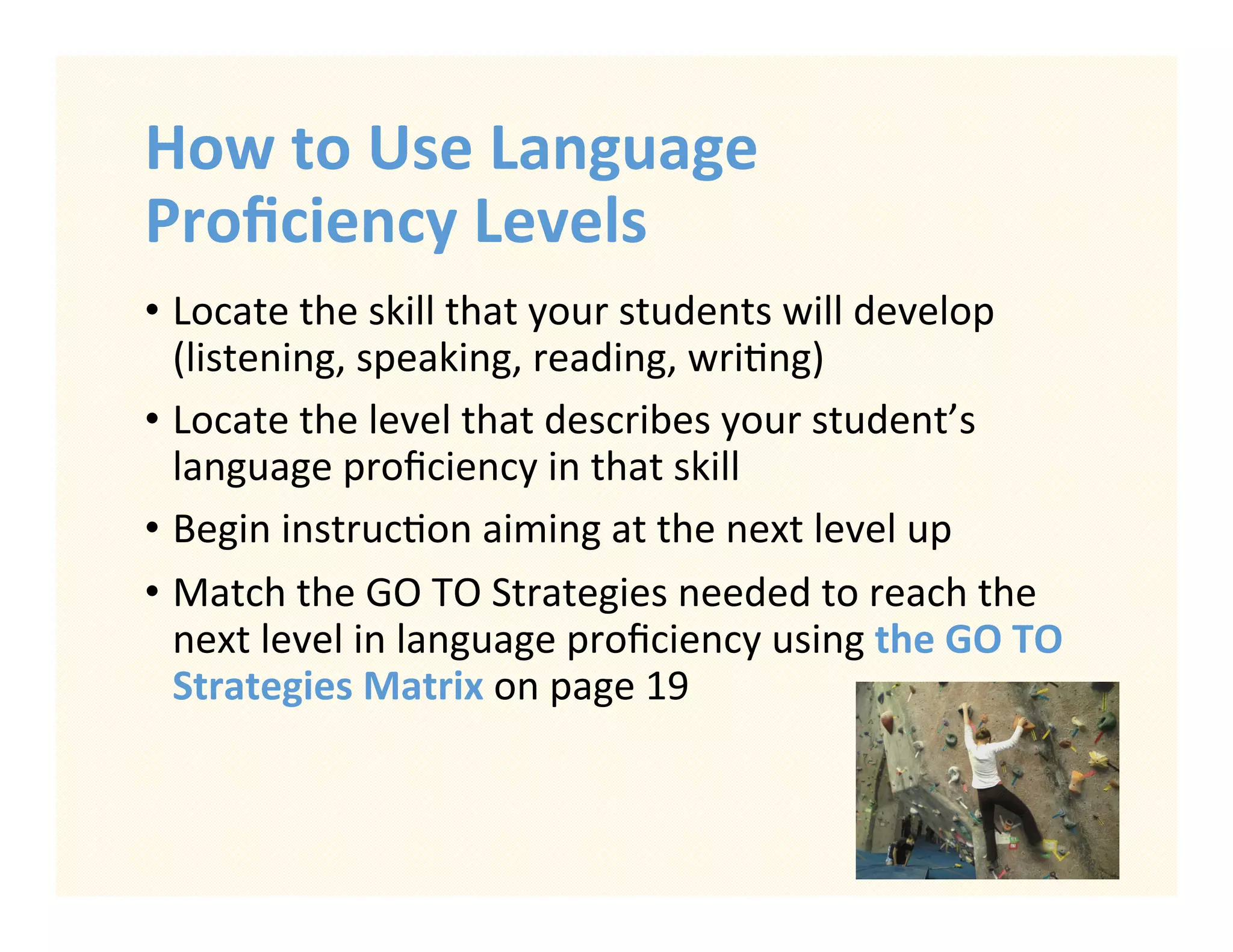 Strategies to Scaffold Rigor in Content for Secondary ELLS | PDF ...