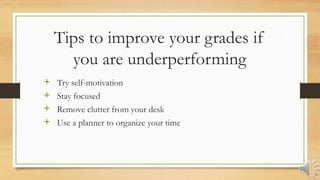 Strategies To Score A Grades In Academics | PPTX
