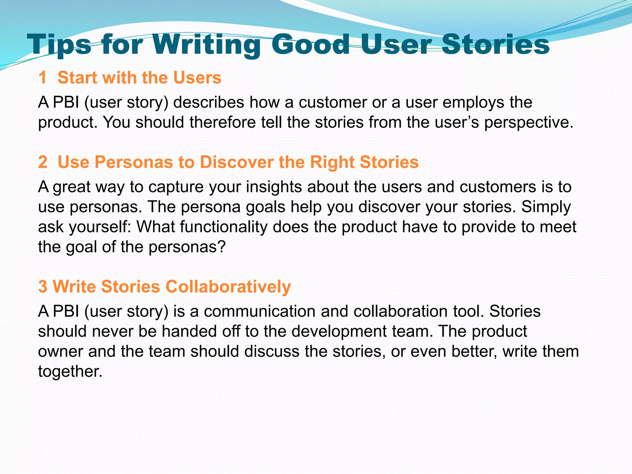 Strategies to split user stories | PPTX