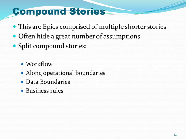 Strategies to split user stories | PPT