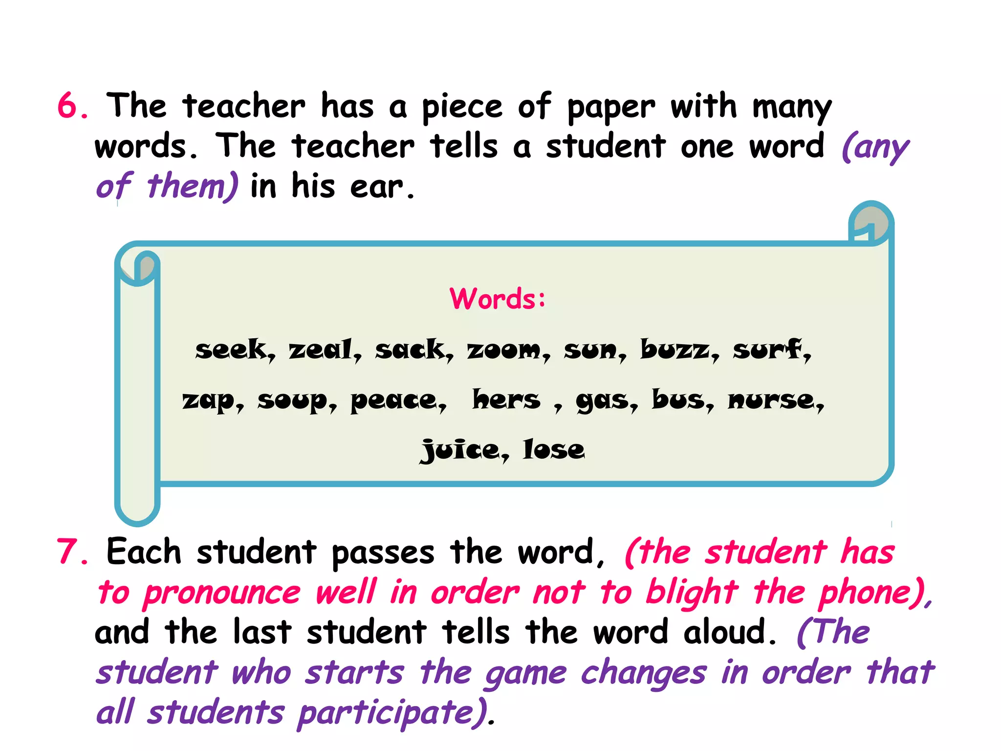 Strategies to teach pronunciation | PPT