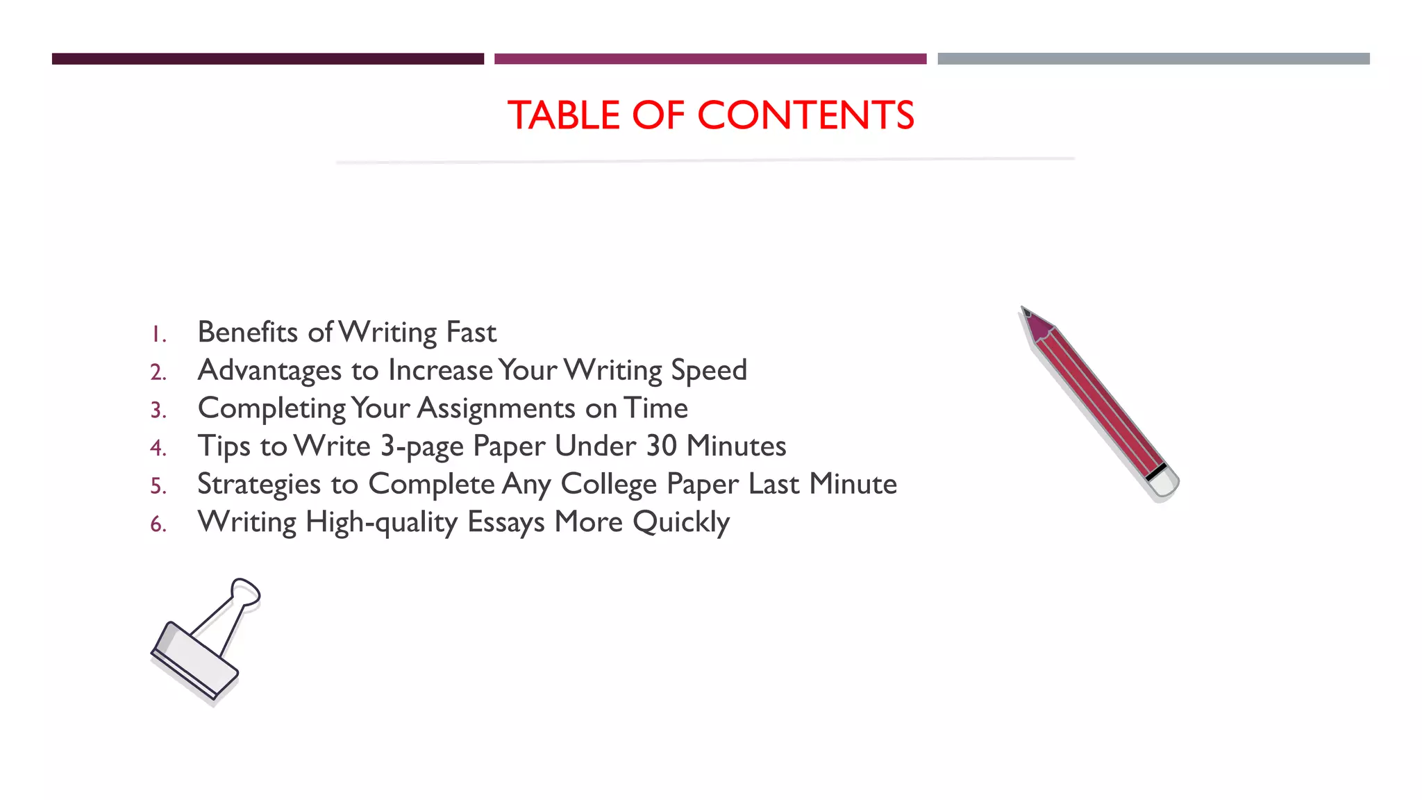 Strategies to Write a 3 Page Paper in 30 Minutes | PPT Strategies to Write a 3 Page Paper in 30 Minutes | PPT