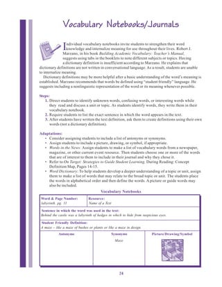 Strategies vocabulary 080808 | PDF