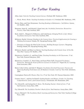 Strategies vocabulary 080808 | PDF