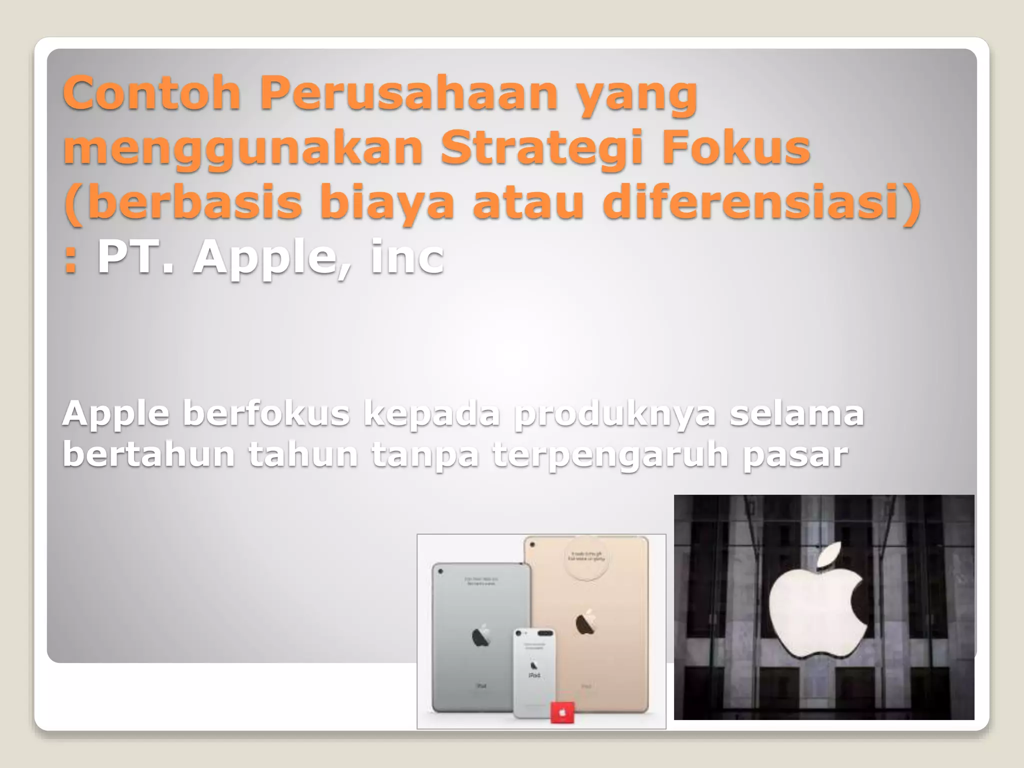 Strategi generik porter | PPTX