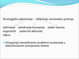 Strategijsko planiranje | PPT