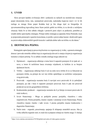 Strategijsko upravljanje | PDF