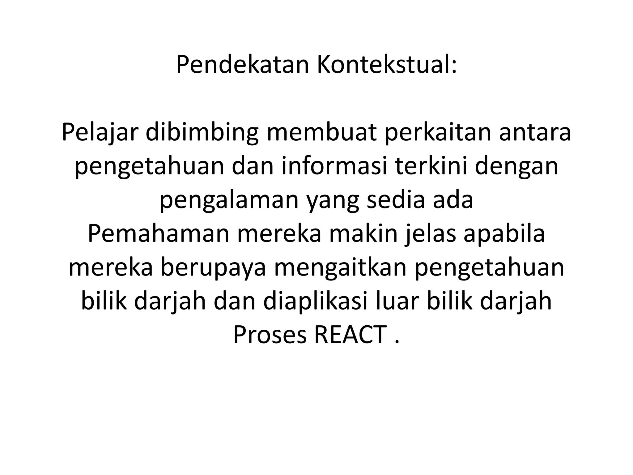 Strategi kontekstual | PPT