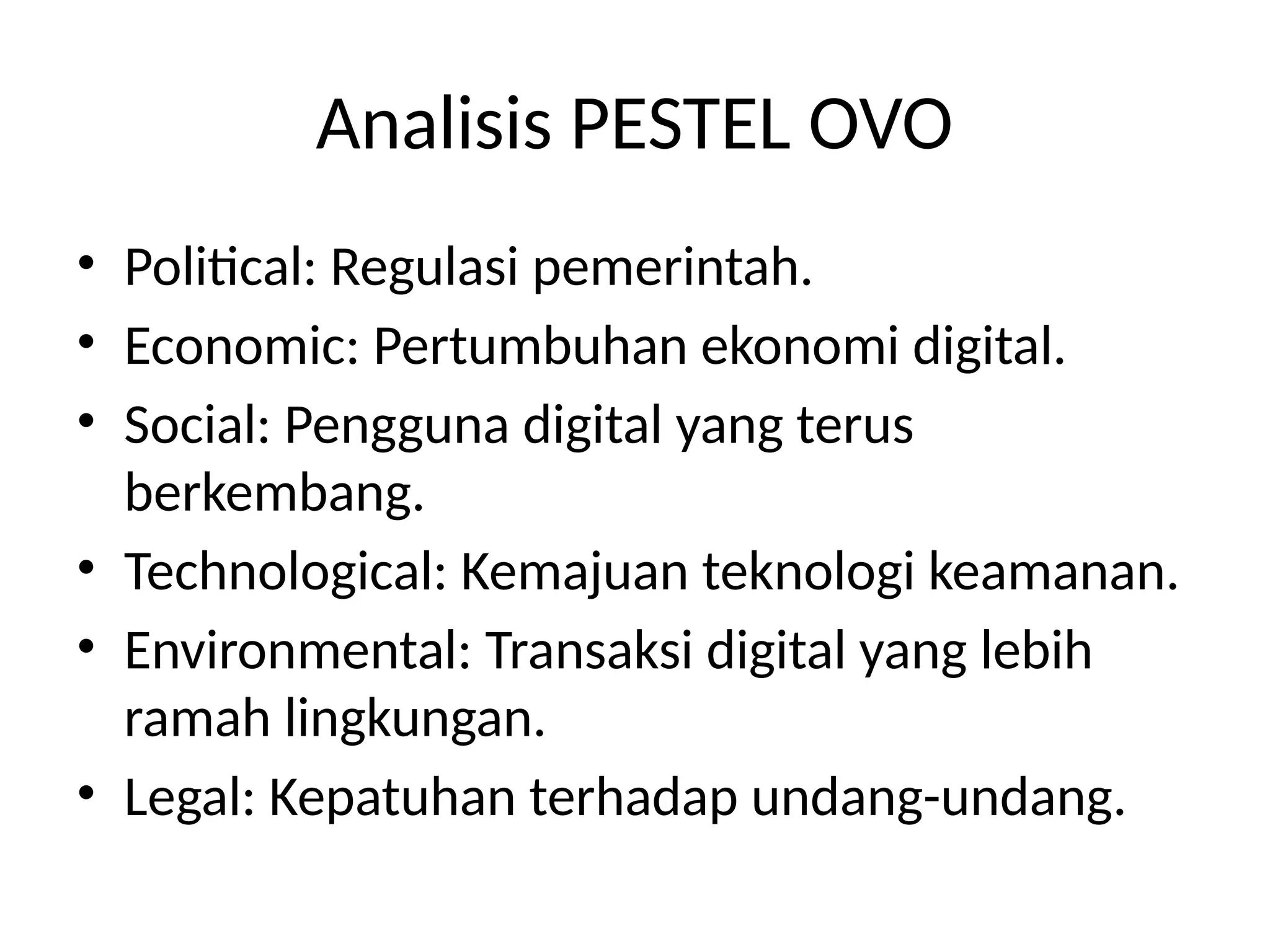 Manajemen pemasaran era digital simulasi ovo | PPTX