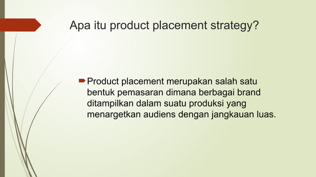 Strategi Marketing Product Placement.pptx