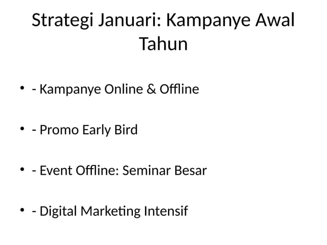 Strategegi Marketing Yuk Kit Haji Umroh 2025 | PPTX