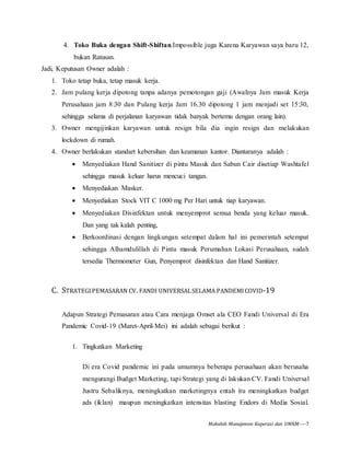 Makalah Strategi Mengelola Perusahaan ala CEO CV.Fandi Inoversal di Era ...