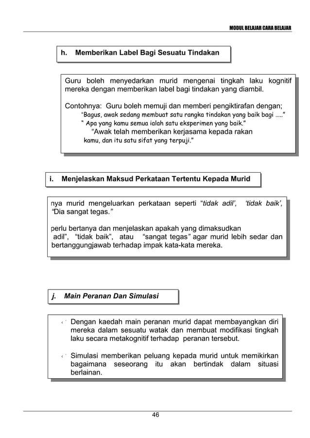 Strategi metakognitif | PDF