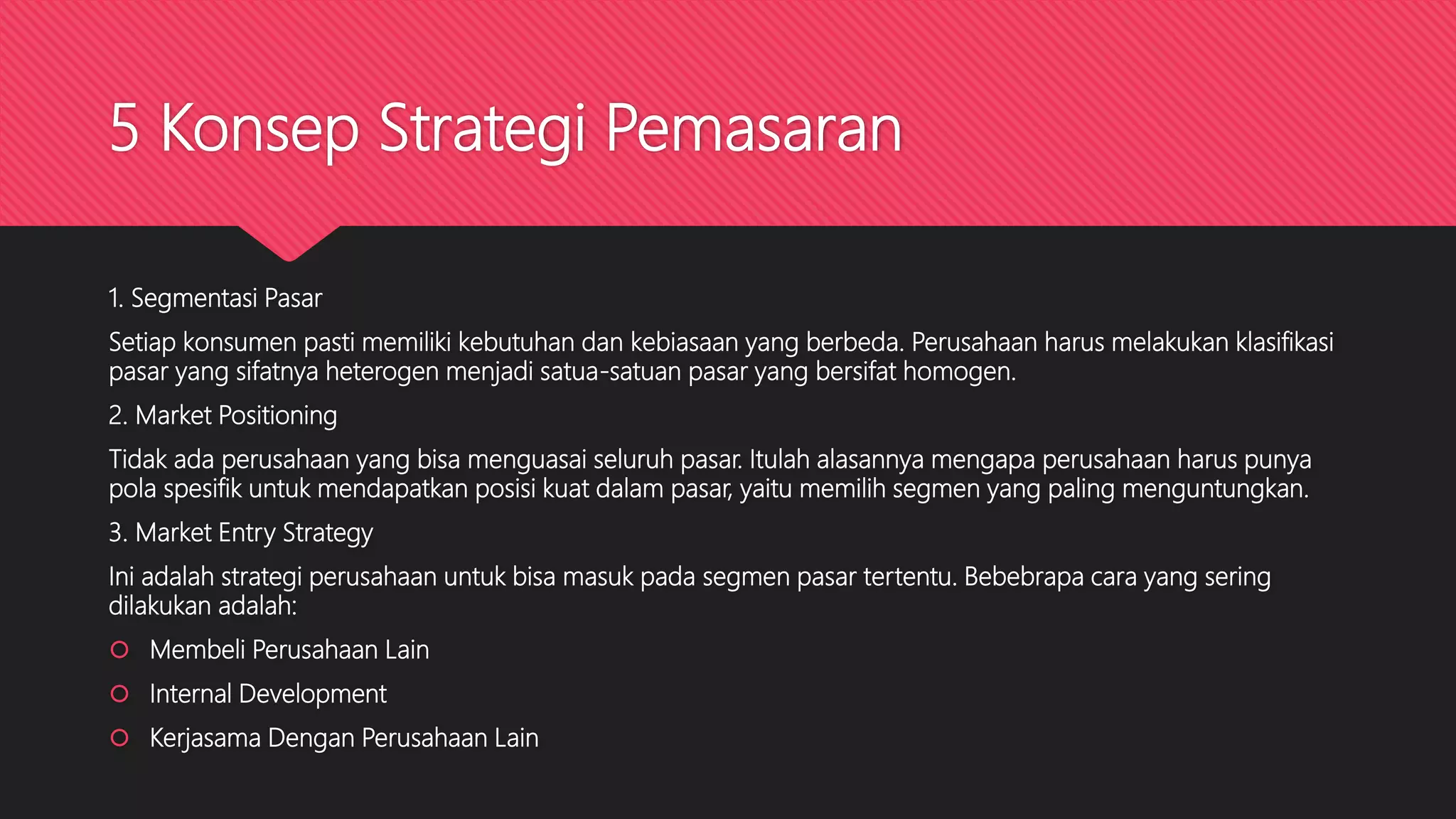 Strategi pemasaran dan produksi barang jasa | PPTX