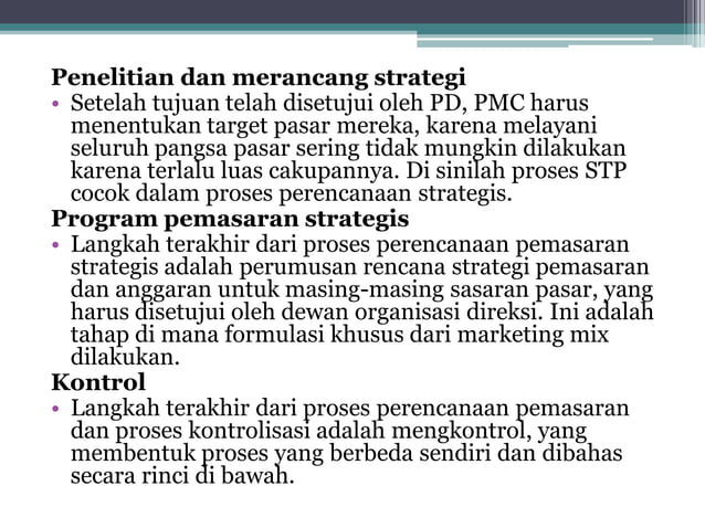 Strategi pemasaran ppt | PDF