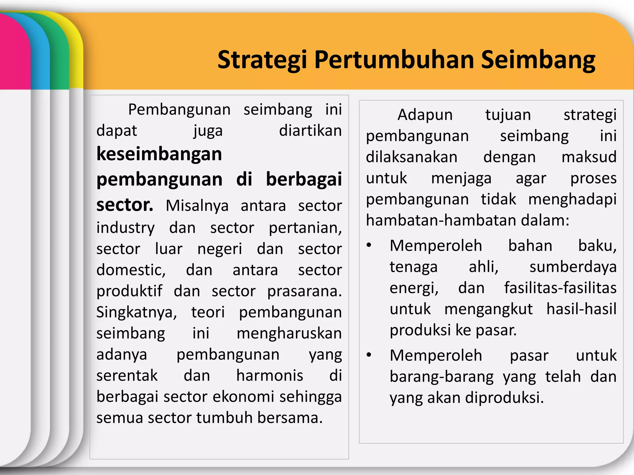 Strategi Pembangunan And Pertumbuhan Ekonomi Ppt 