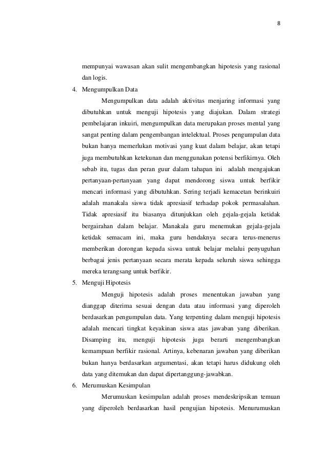 Strategi Pembelajaran Inkuiri (SPI) | PDF