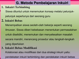 Strategi pembelajaran inkuiri (spi) | PPTX