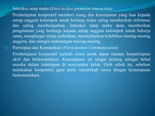 Strategi pembelajaran kooperatif | PPTX