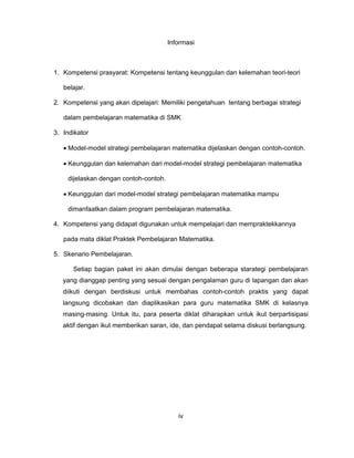 Strategi Pembelajaran Matematika | PDF