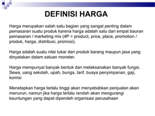 Strategi pengelolaan & penetapan harga | PPT