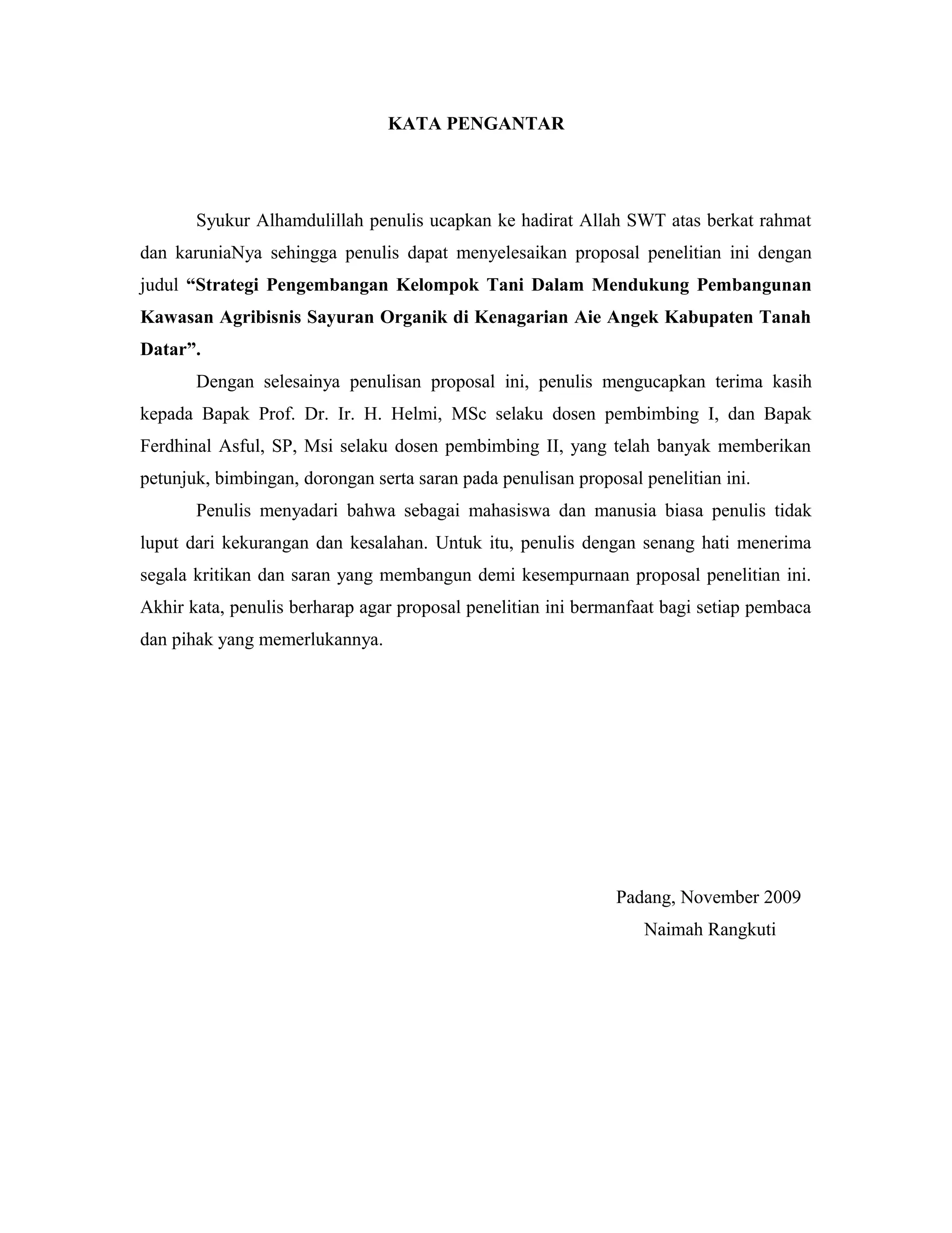 Strategi pengembangan kelompok tani | DOC