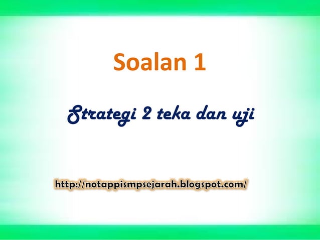 Strategi penyelesaian masalah 14 | PPS