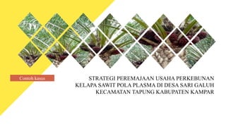 Strategi percepatan bisnis peremajaan kelapa sawit | PPTX