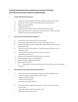 Strategi perlaksanaan unit hem | DOCX