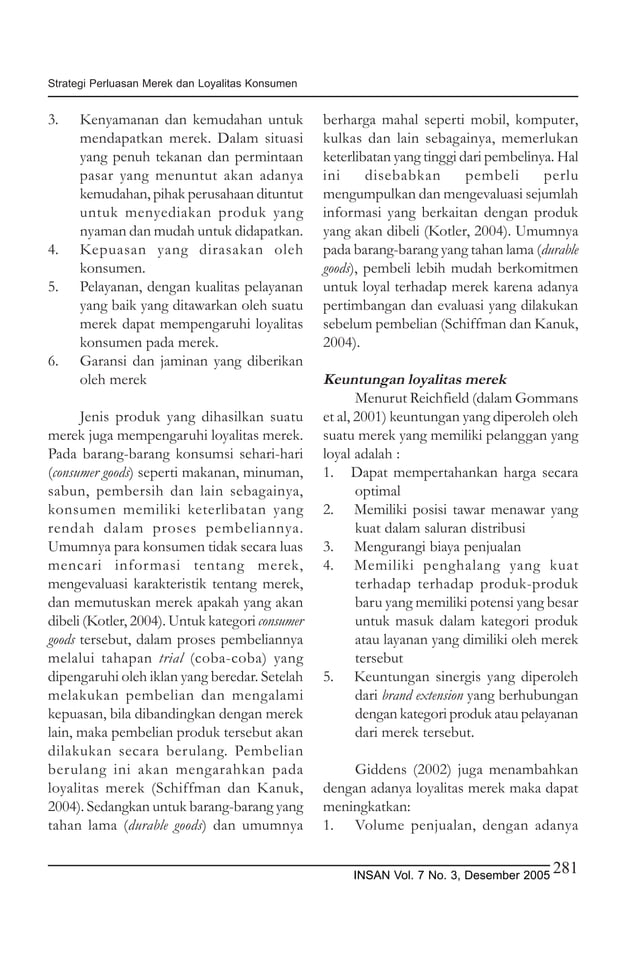 Strategi perluasan merk dan loyalitas konsumen | PDF