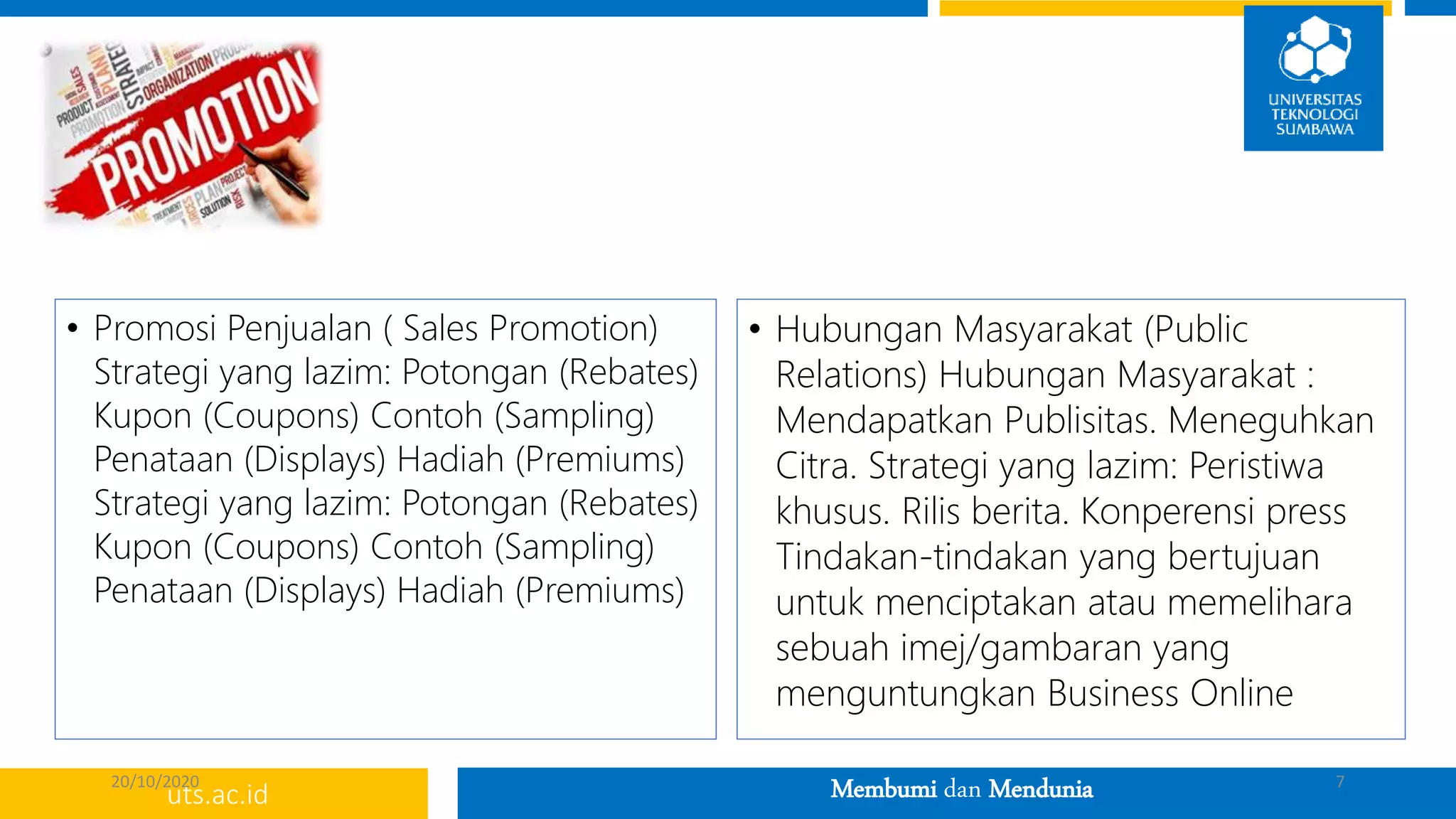 Strategi promosi | PPT