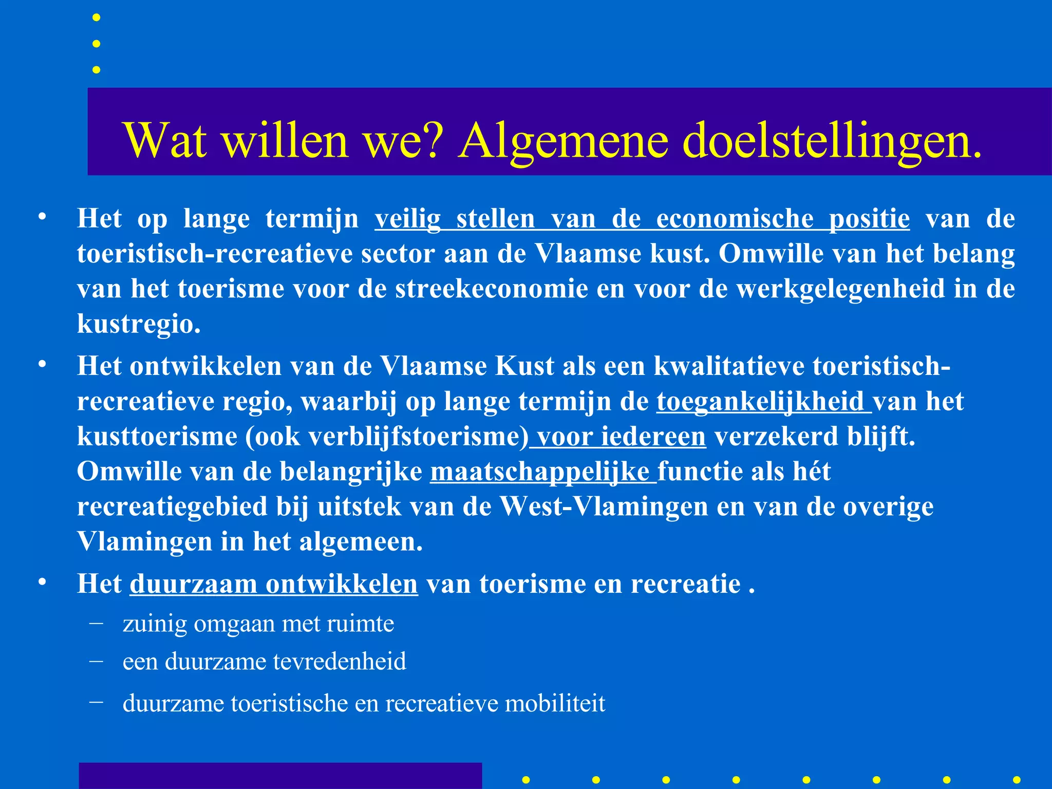 Strategische Planning Toerisme Vlaanderen | PPT | Travel