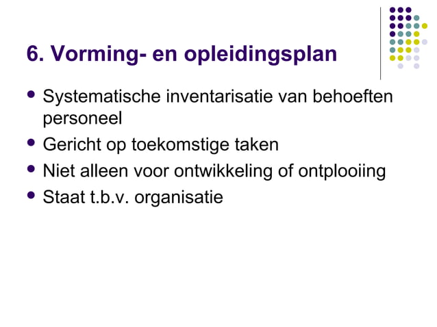 Strategisch personeelsplan | PPT