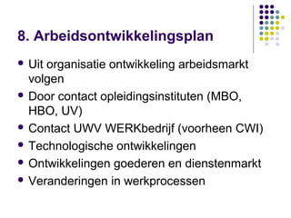 Strategisch personeelsplan | PPT